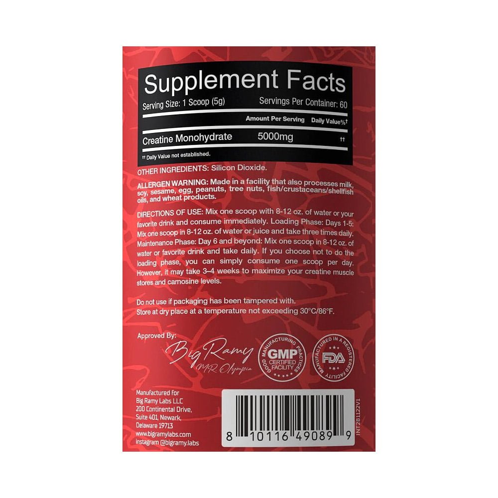 Creatine red rex 5000MG | Egysupps